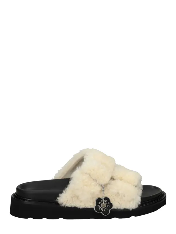 Kenzo Matto Slides - White
