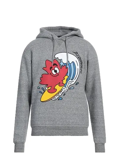 Dsquared2 Cotton Lyocell Sweatshirt - Grey