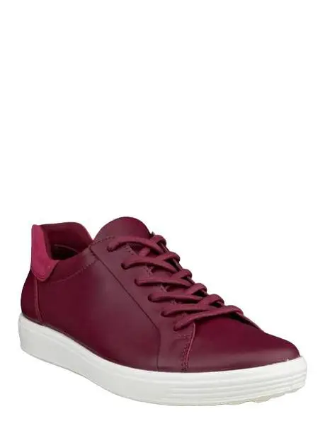 Ecco Soft 7 Sneaker - Dark Ruby/red Plum