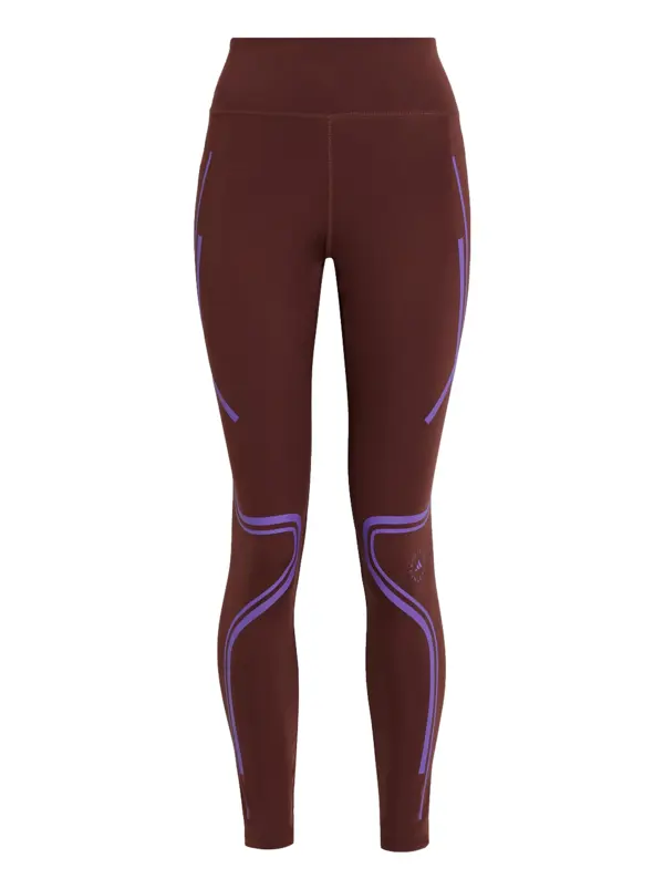 Y3 Printed Stretch Leggings - Brick