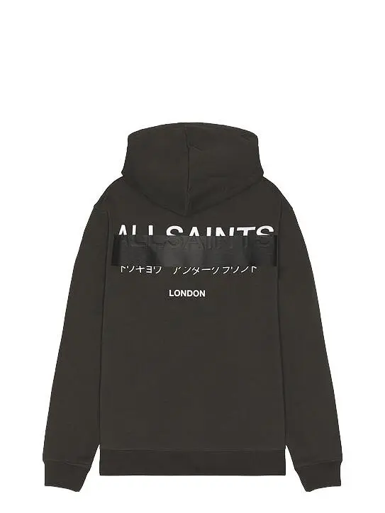 All Saints Redact Oth Hoodie - Washed Black