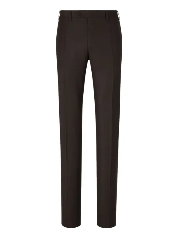 Canali Wool Trousers - Brown
