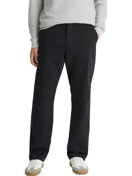 Vince Louie Peached Stretch Cotton Pants - Black
