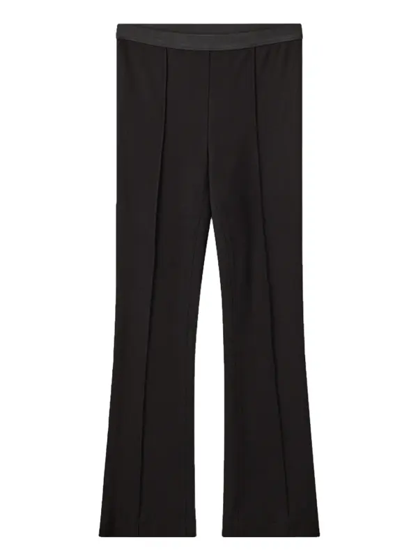 THE GARMENT Slim Fit Flare Pants - Black