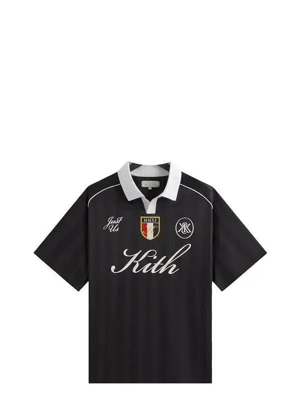 Kith Shadow Stripe Marcel Soccer Top - Black