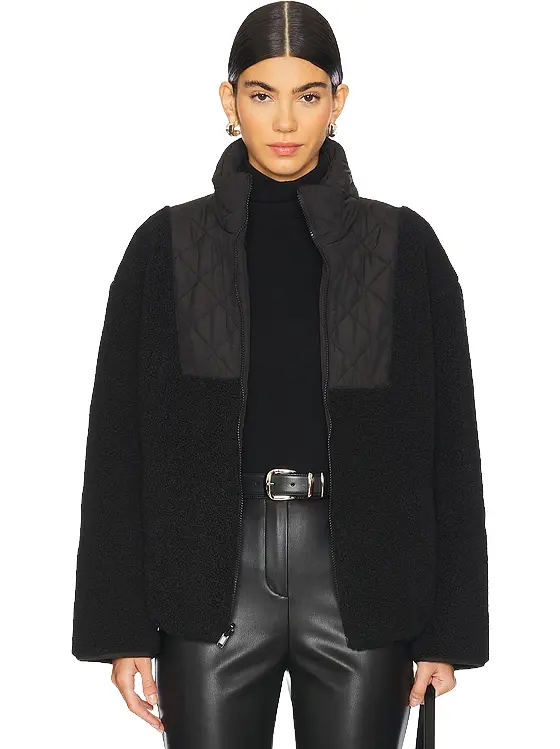 LAMARQUE Hadley Faux Fur Jacket - Black