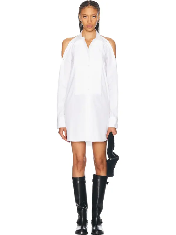 Monse Off Shoulder Shirt - Ivory