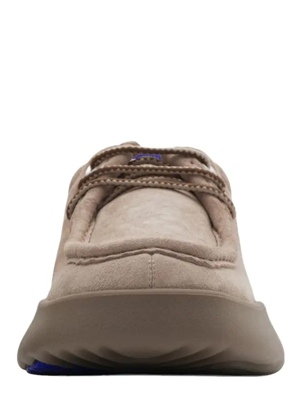 Burberry Calf-suede Derby Shoes - Neutrals