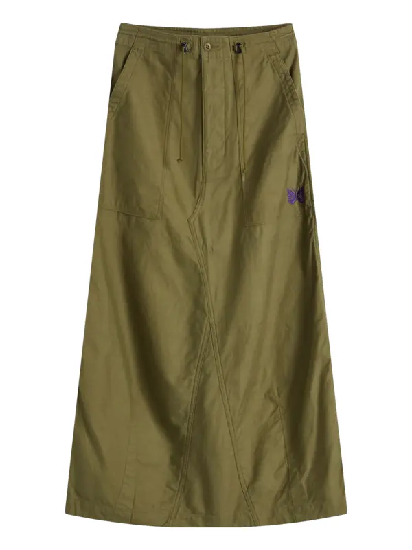 Needles String Fatigue Skirt - Olive