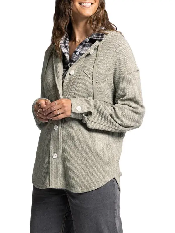 THREAD & SUPPLY Haley Knit Jacket - Sage