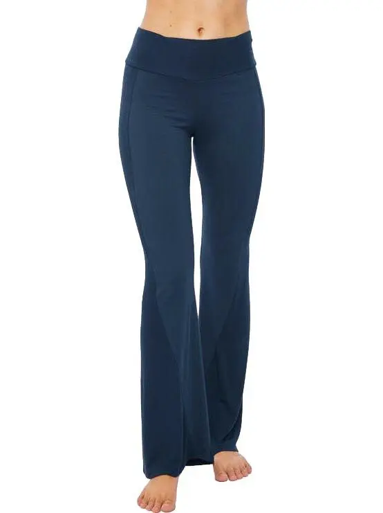 JJWINKS Happy Hour Flare Lounge & Sleep Pants - Navy