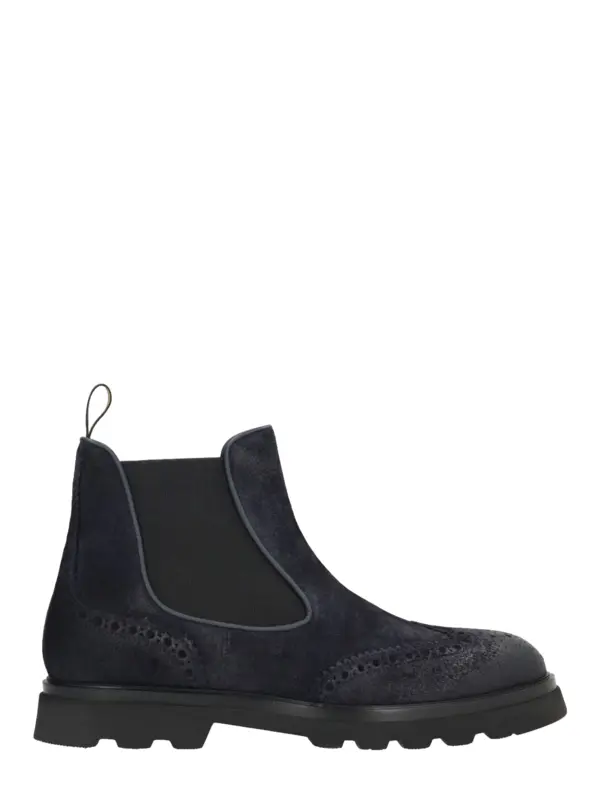 DOUCAL'S Suede Chelsea Boots - Blue