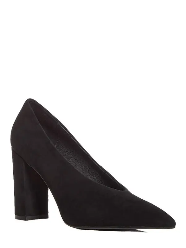 Jeffrey Campbell Potent Pointed Toe Pumps - Black Suede