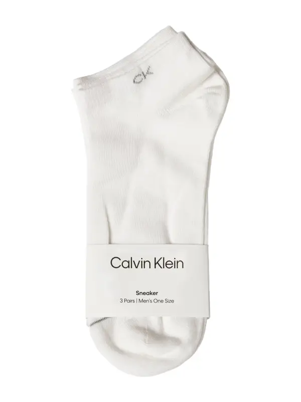Calvin Klein Sneaker Socks - White