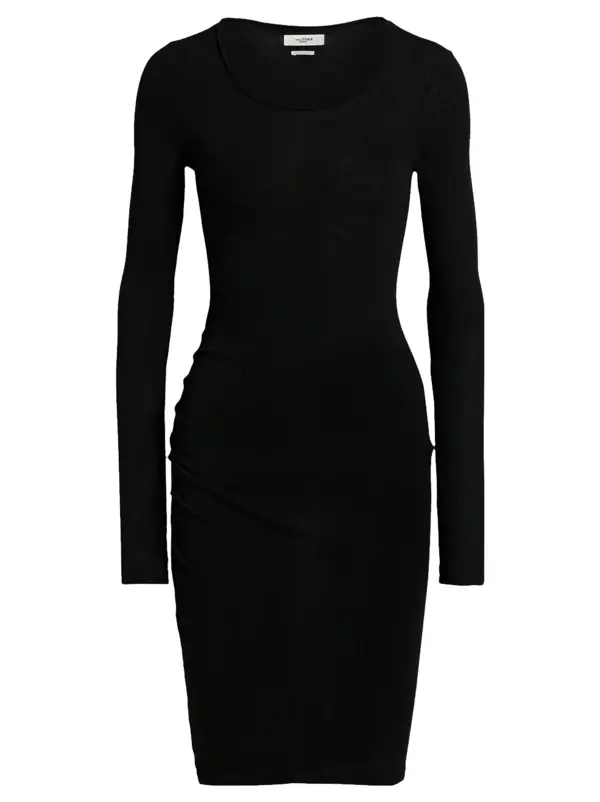 MARANT ETOILE Jyoti Gathered Mini Dress - Black