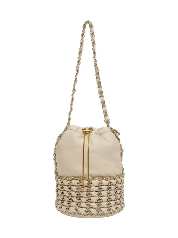Rosantica Chain-detailing Bucket Bag - Neutrals