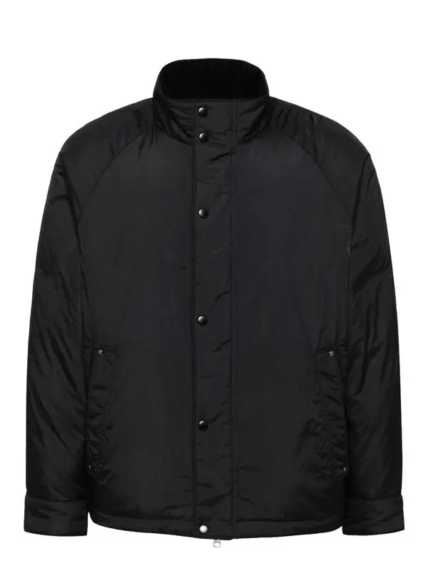 MAN ON THE BOON. Padded Jacket With Drawstring Hem - Black