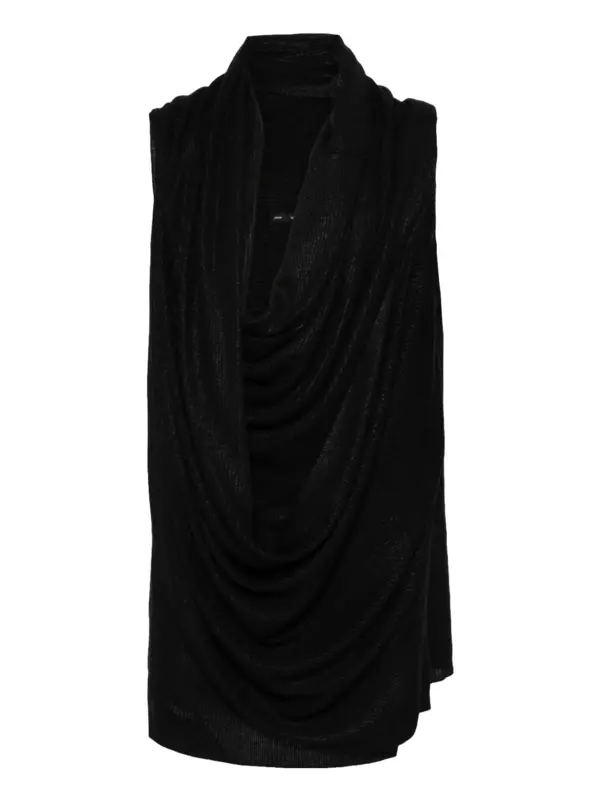 JULIUS Coated Knit Venus Jumper - Black