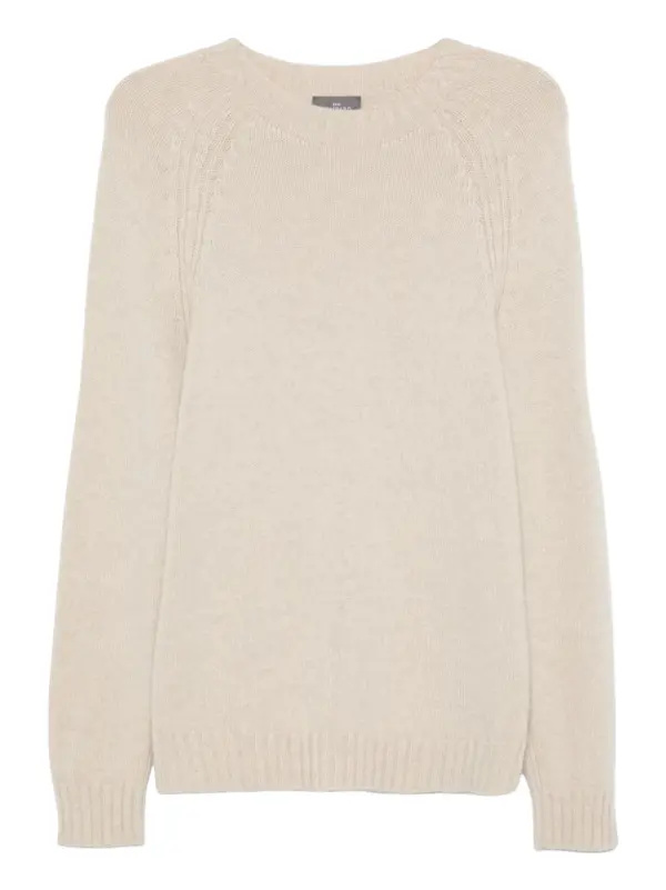 Eric Bompard Raglan-sleeves Crew-neck Sweater - Neutrals