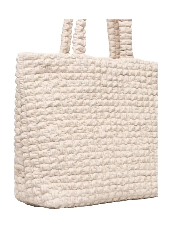 Hugo Boss Textured Tote Bag - White