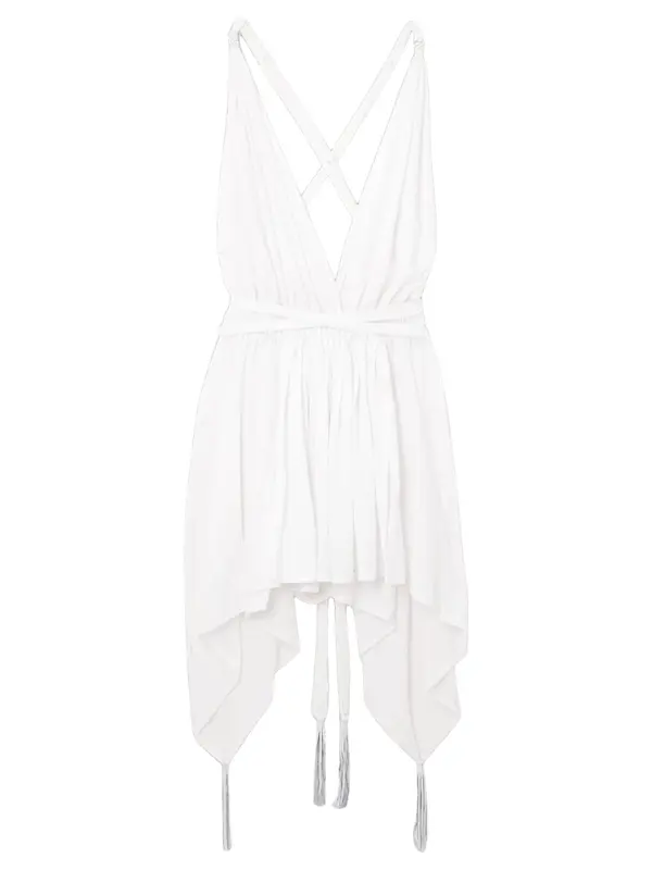 Caravana Chuj Halterneck Mini Dress - White