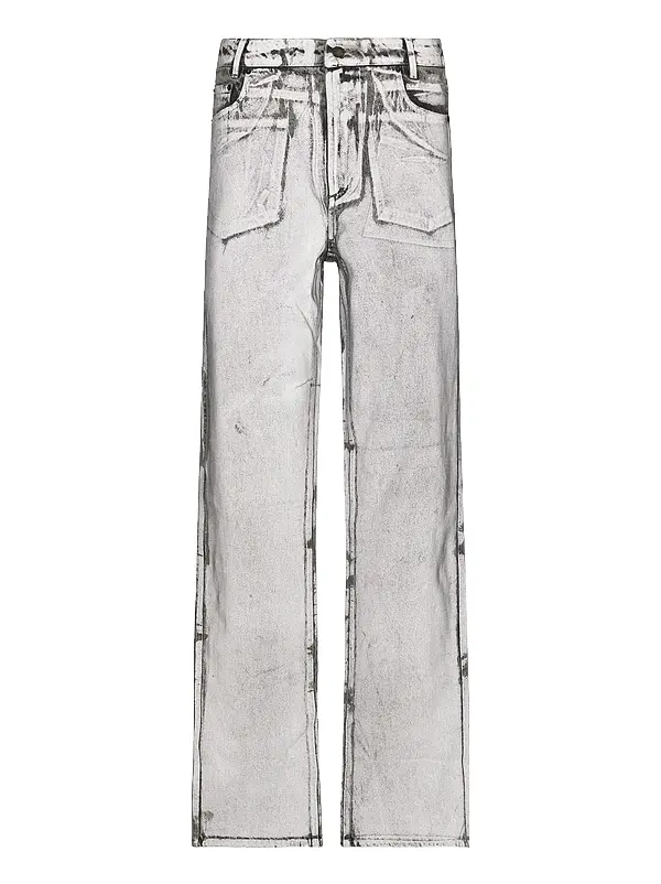 DAILY PAPER Amba Wax Relaxed Jeans - Grey