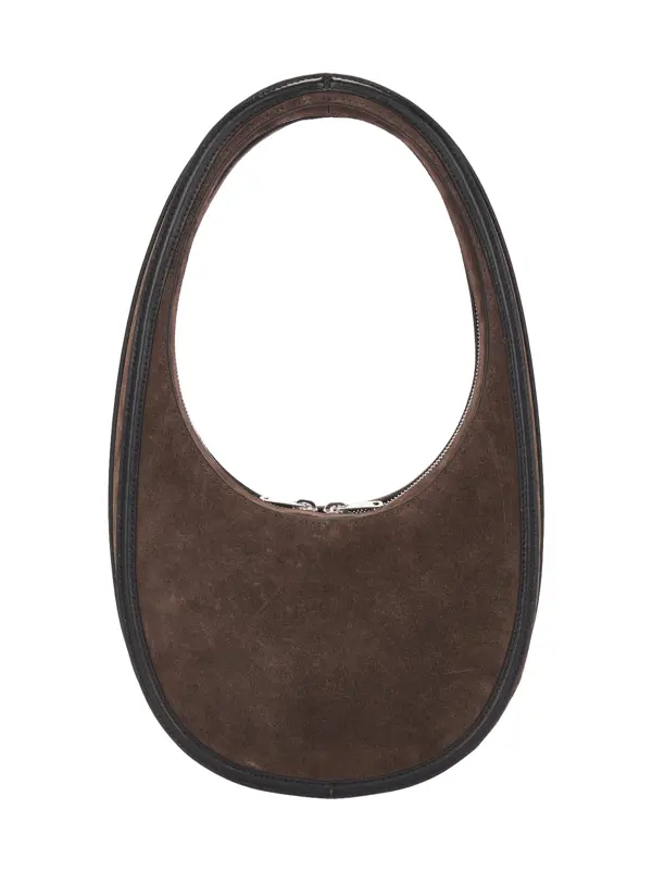 Coperni Suede Swipe Bag - Brown