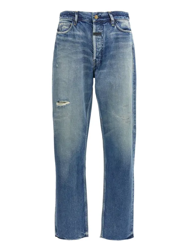 Fear Of God Straight 5 Pocket Jeans - Blue