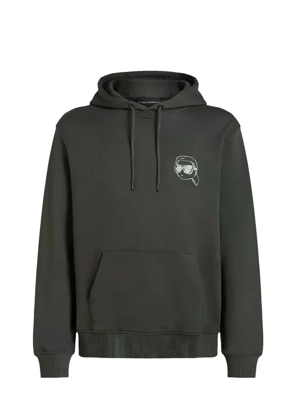 Karl Lagerfeld Ikon Hoodie - Grey