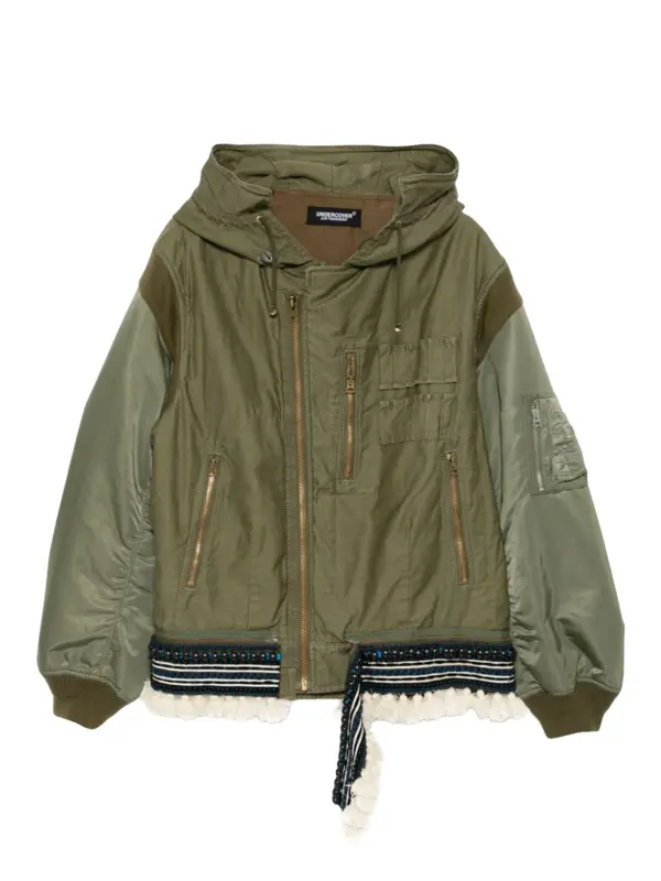 UNDERCOVERISM Bead Embellishment Jacket - Green