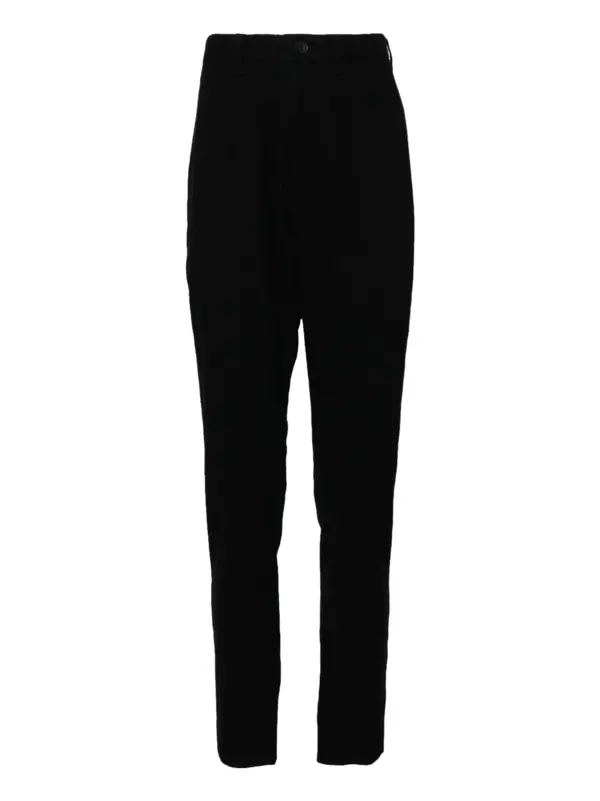 JULIUS Straight-leg Trousers - Black