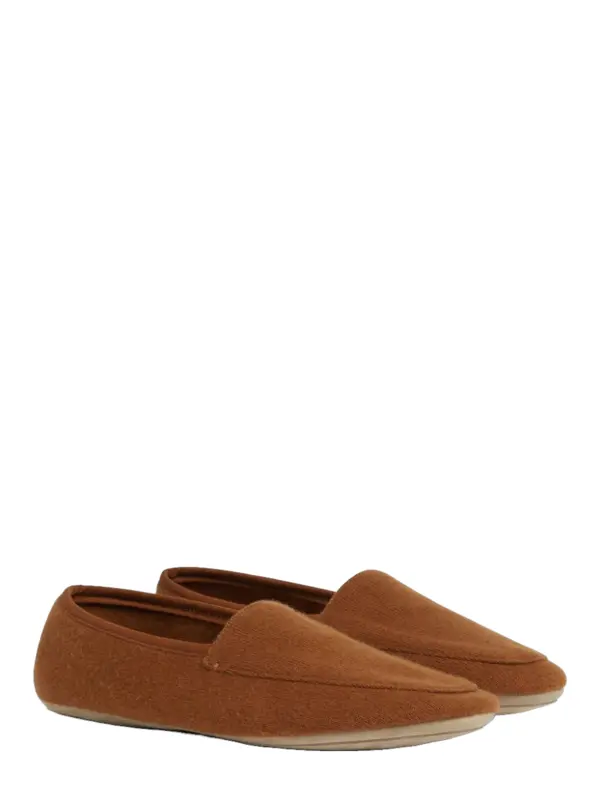 Zegna Cashmere Slippers - Brown