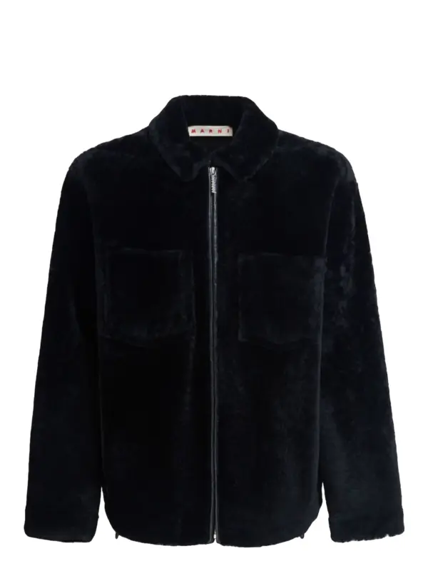 Marni Zip-up Jacket - Black