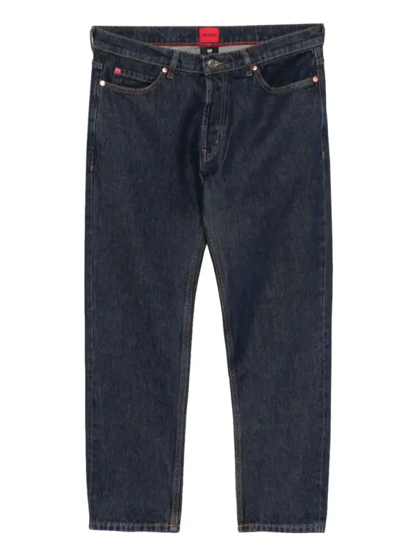Hugo Boss Tapered Leg Jeans - Blue