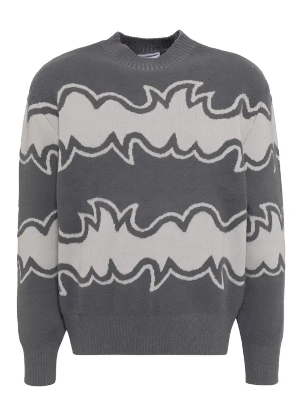BLUEMARBLE Jacquard-knitted Jumper - Grey