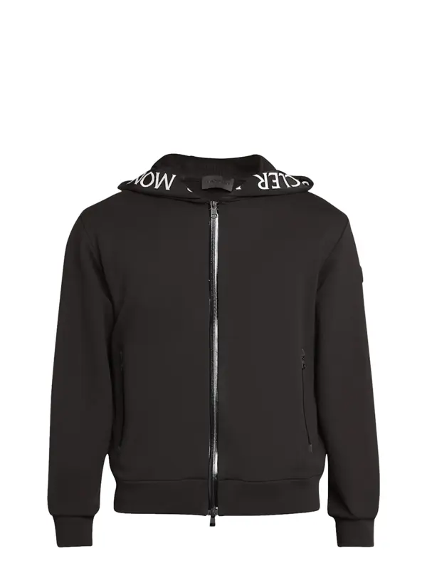 Moncler Zip-up Hoodie - Black