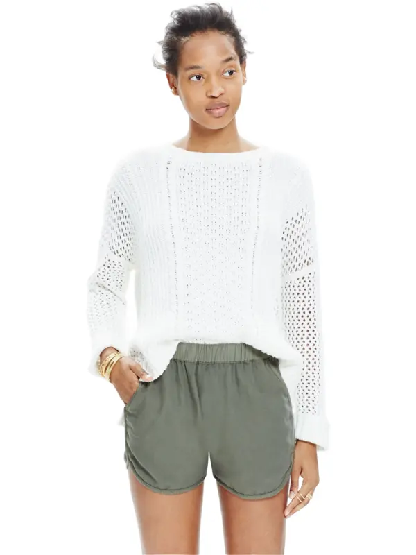 Madewell Pull-on Shorts - Highland Green
