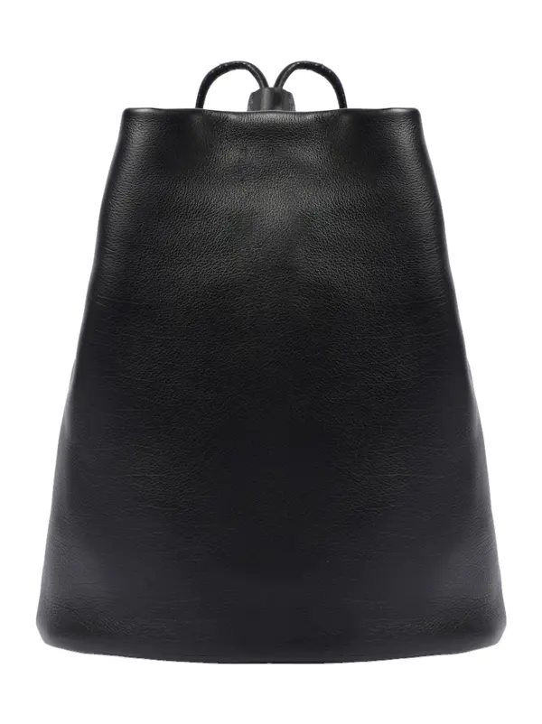 THE ROW Joe Leather Backpack - Black