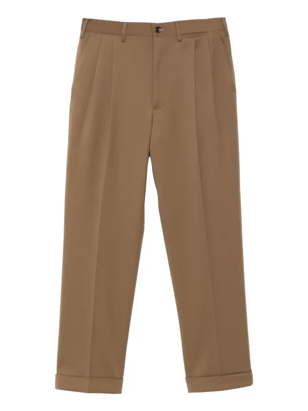 DELL'OGLIO Tapered Trousers - Green