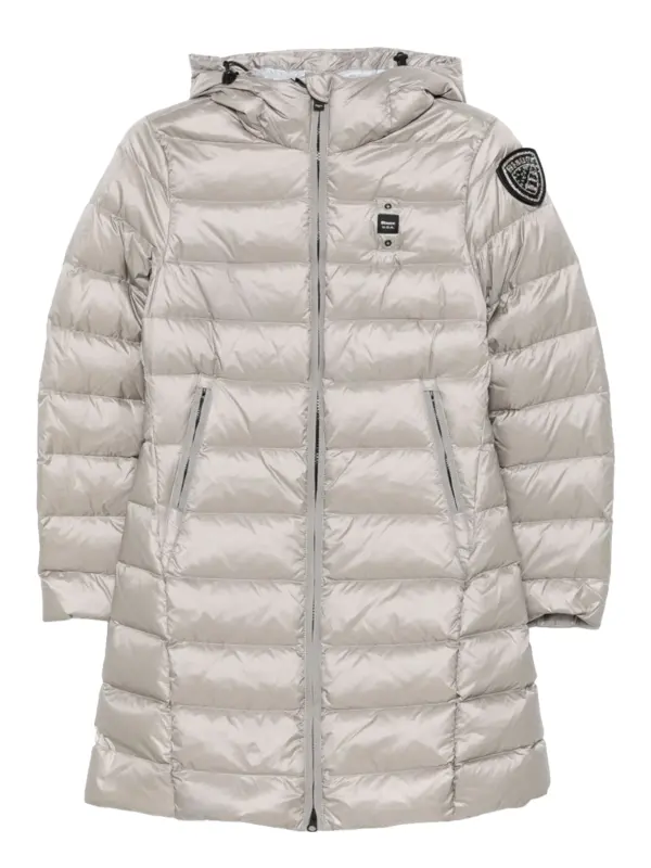BLAUER. Agnes Quilted Coat - Grey