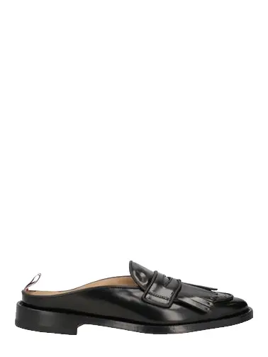Thom Browne Leather Mules - Black
