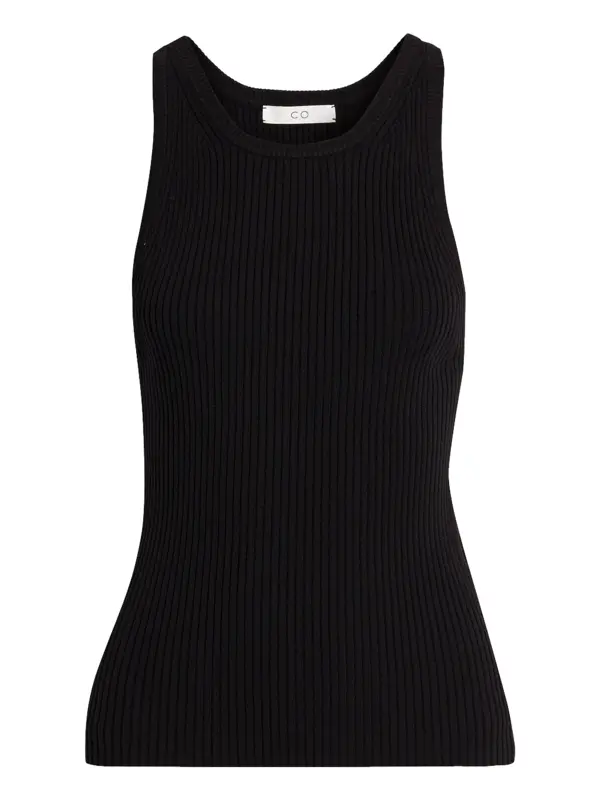 Co Ribbed-knit Tank - Black