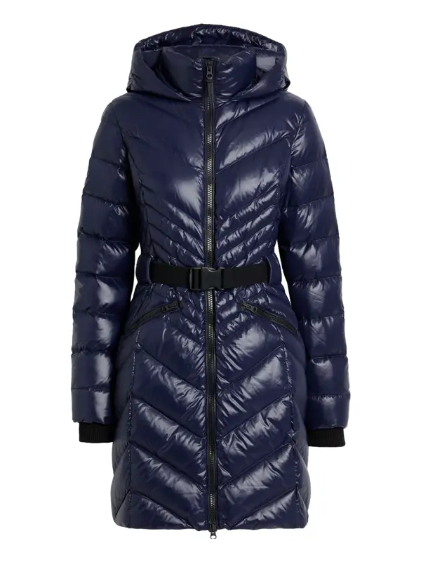 Rudsak Quilted Shell Down Coat - Navy