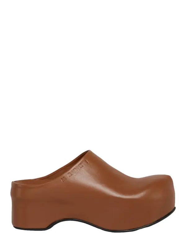 Marni Platform Clogs - Brown