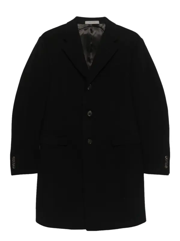 Corneliani Virgin-wool Coat - Black