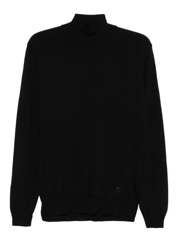 Corneliani Virgin Wool Sweater - Black