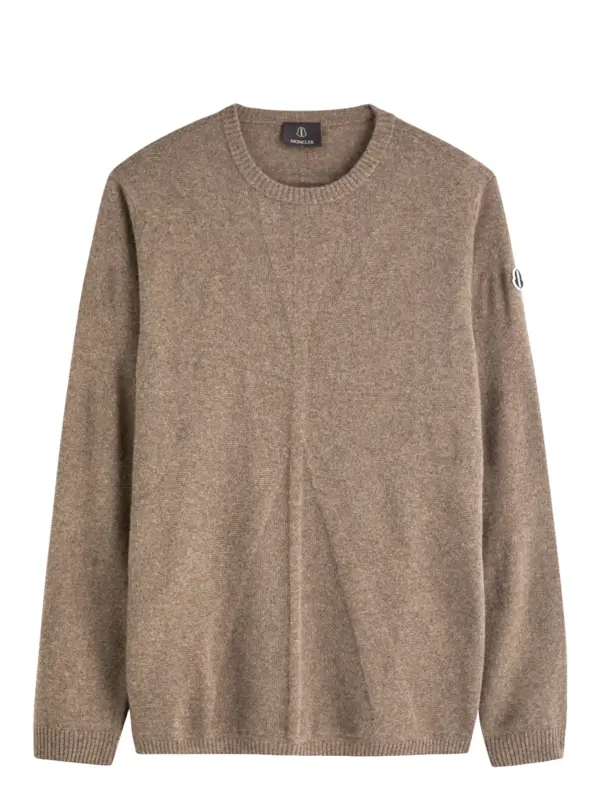 Rick Owens X Moncler Wool-blend Jumper - Taupe