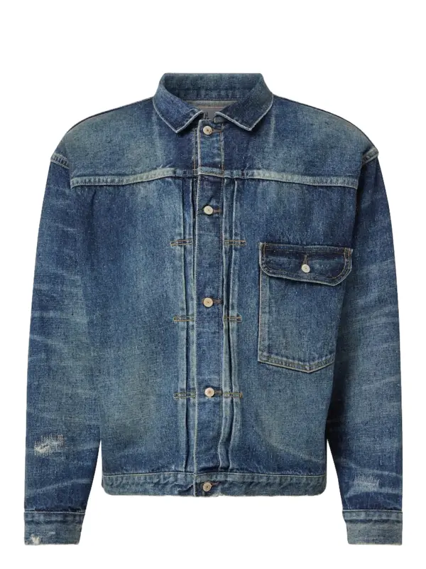 Junya Watanabe X New Manual Denim Jacket - Blue