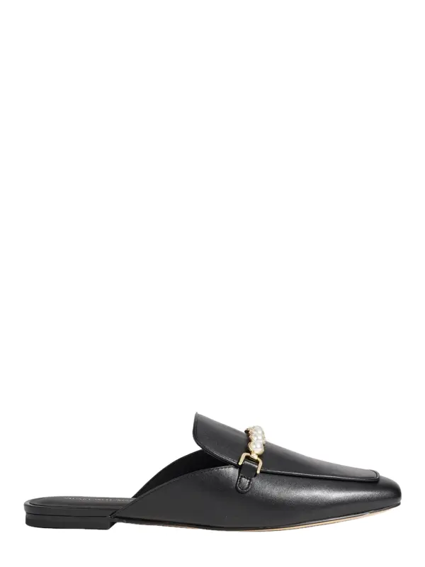 STUART WEITZMAN Perla Embellished Mules - Black
