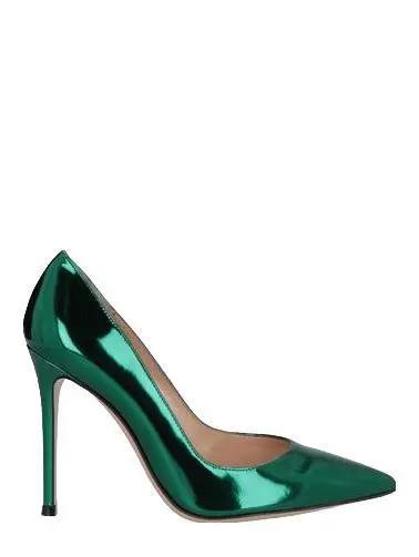GIANVITO ROSSI Leather Stiletto Pumps - Green